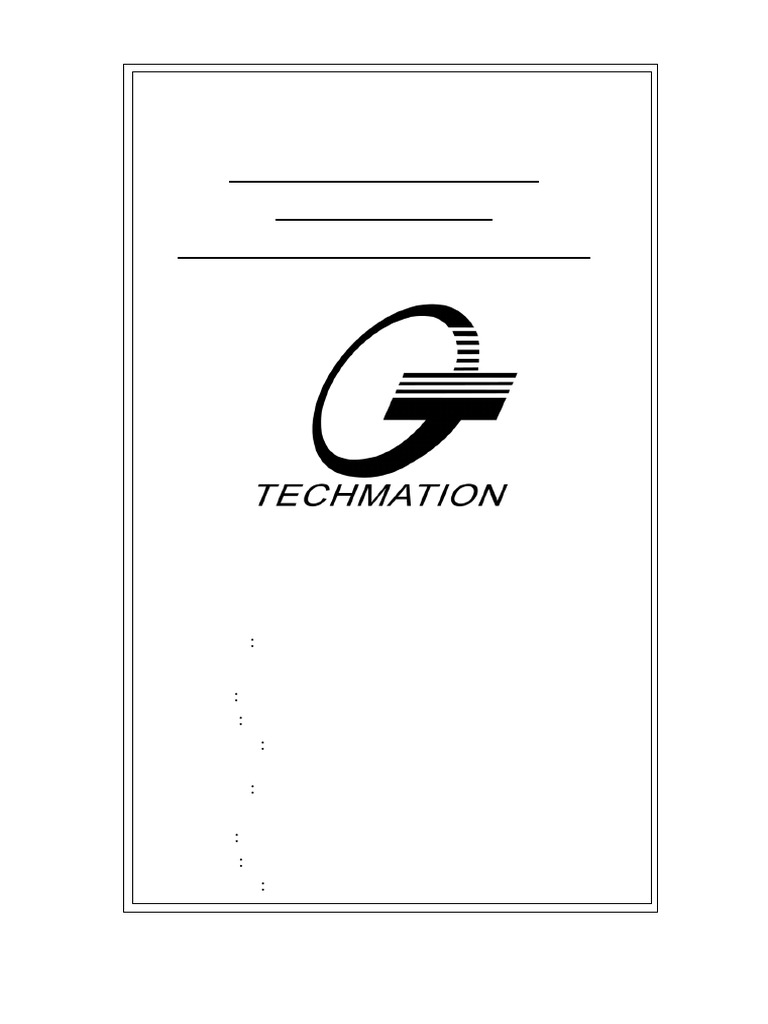 Techmation M12M HMI Manual | PDF | Computers | Technology & Engineering
