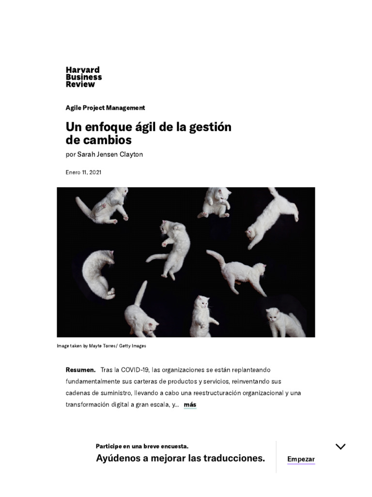 An Agile Approach To Change Management | PDF | Ingeniería de software ...