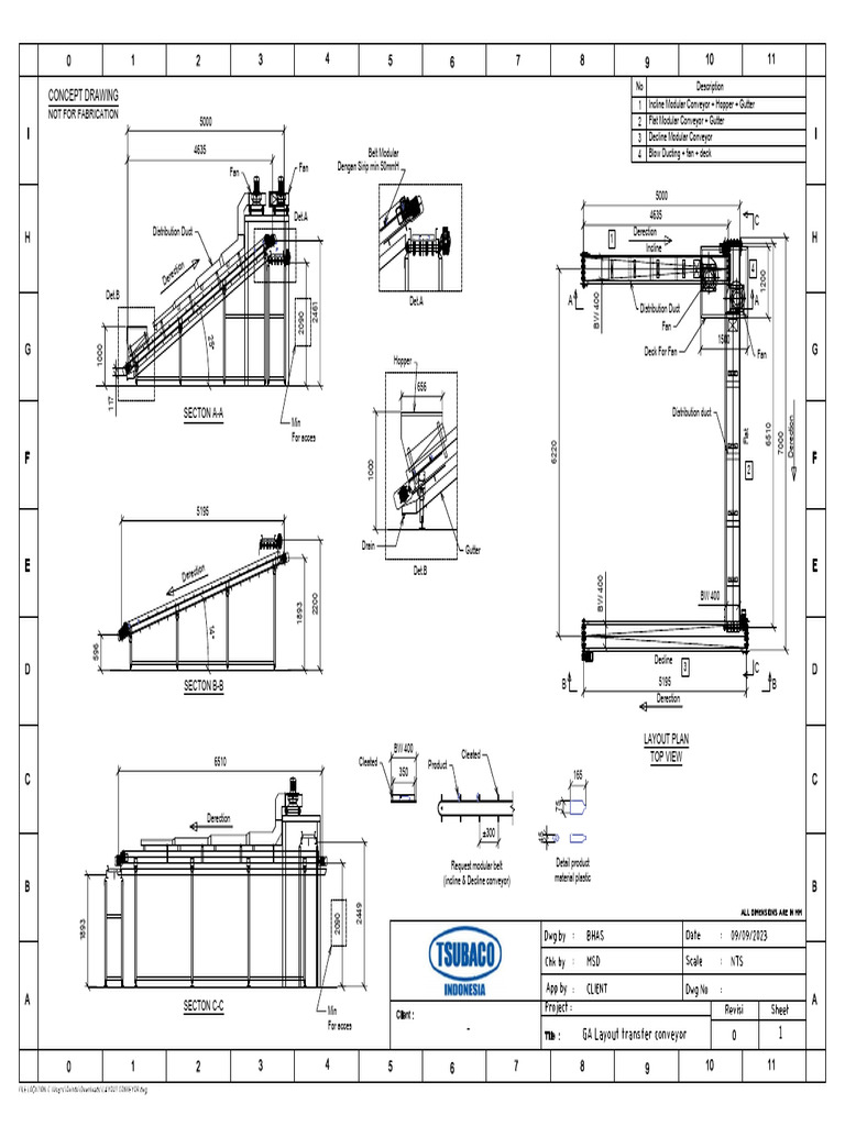 Ga Layout Conveyor 241018 131018 | PDF