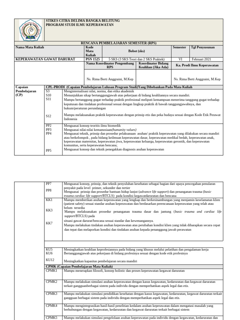 RPS Terbaru 2021 | PDF