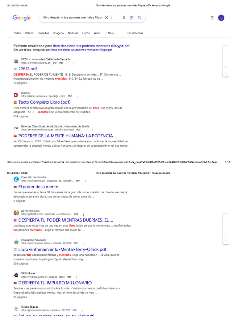 Libro Despierta Tus Poderes Mentales Filtype - PDF - Pesquisa Google | PDF | Mente | Trastorno ...