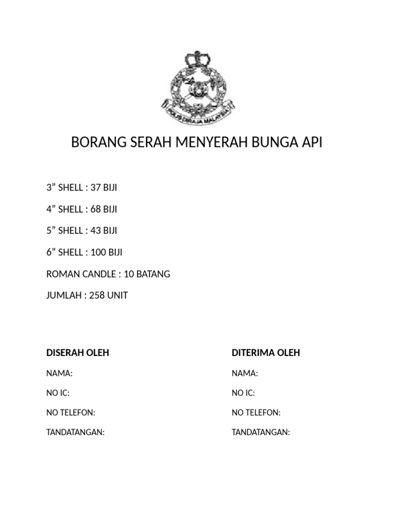 Borang Serah Menyerah | PDF | Agama & Spiritualitas