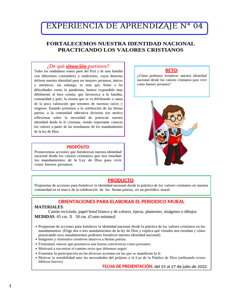 EdA 4 - Actividades - 5to Año | PDF | Pecado | Mentira