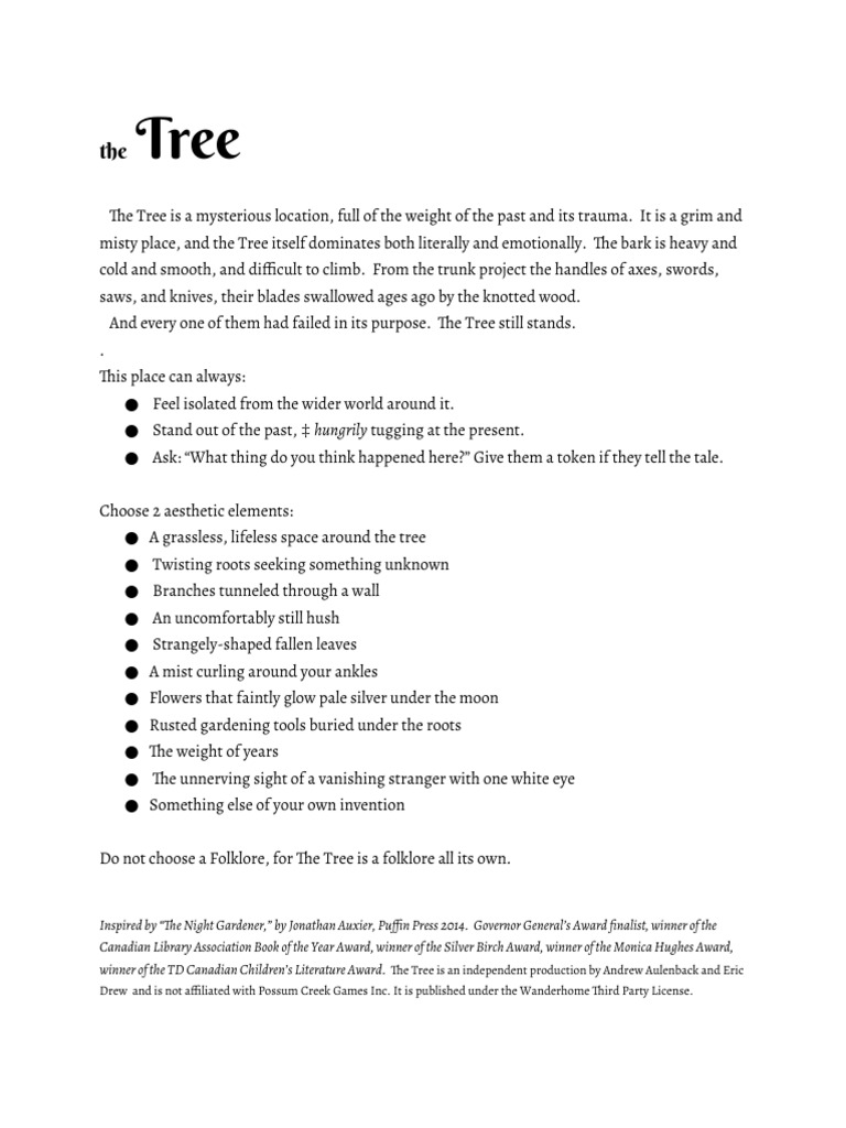 Nature - the Tree | PDF