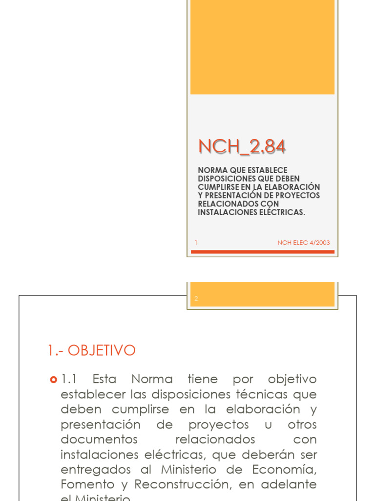 NCH - 2.84 | PDF | Cableado eléctrico