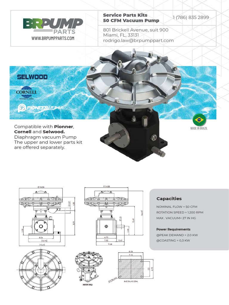 50cfm Fev24 | PDF | Pump | Valve