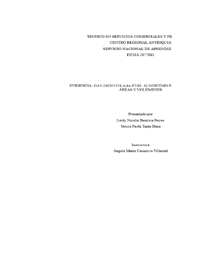 Algoritmo - Matematicas | PDF | Volumen | Pi