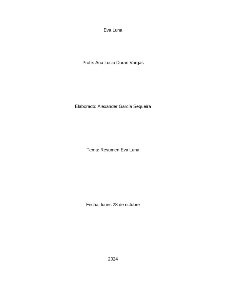 Eva Luna | PDF
