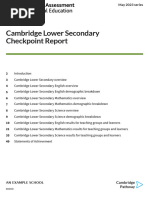 Primary Checkpoint Timetable 2025 | PDF