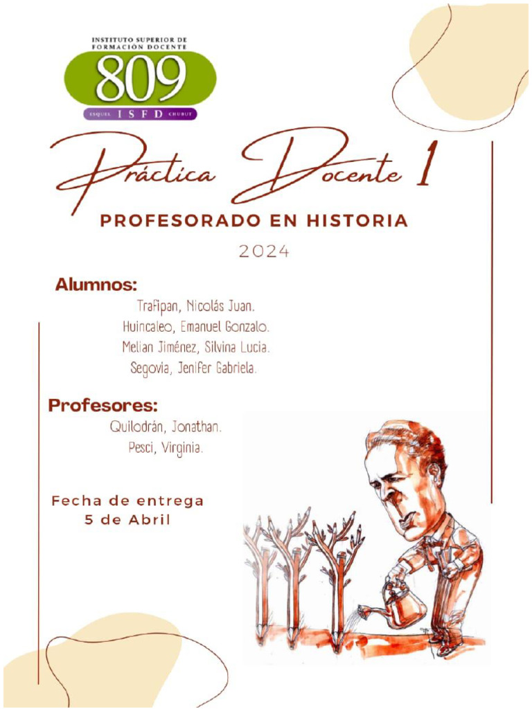 TP Prac. Docente 1. Con Caratula | PDF | Escuelas | Enseñando