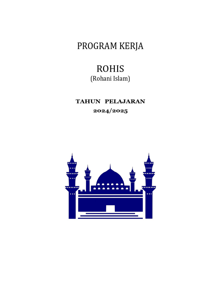 Program Rohis 20242025 | PDF
