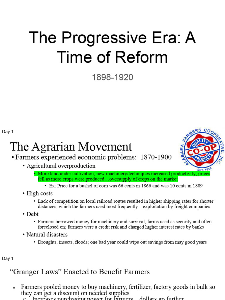 Progressive Era Unit SS | PDF | Ku Klux Klan | Jim Crow Laws