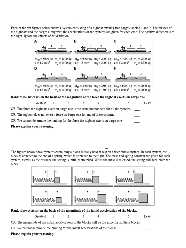 Forces TIPERS 2 | PDF | Force | Tension (Physics)