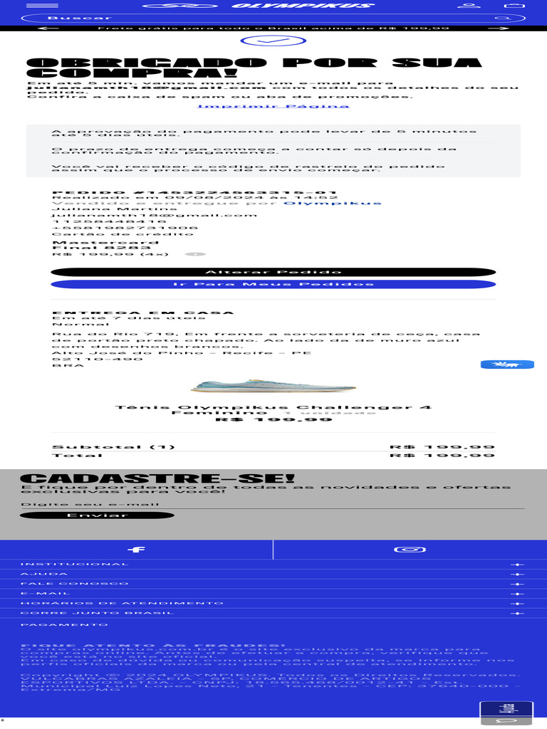 Pedido Confirmado | PDF