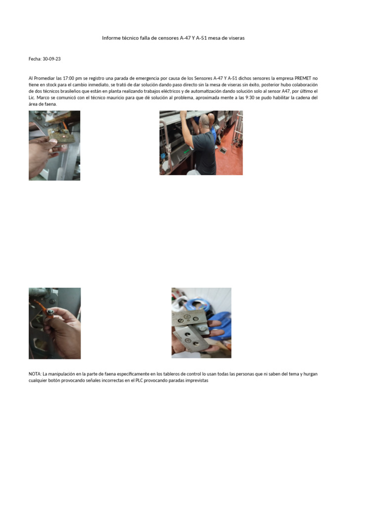 Inf. Sensores A51-47 | PDF