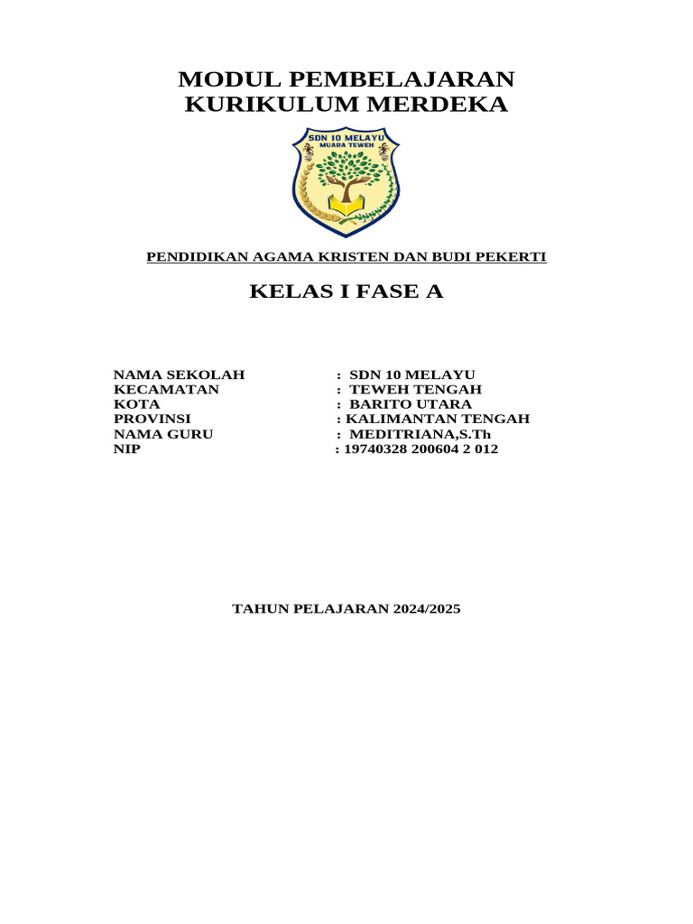 Contoh Pak KLS 1 Kurmer | PDF