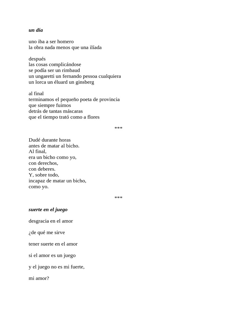 Paulo Leminski - Poemas. Selección | PDF | Poesía