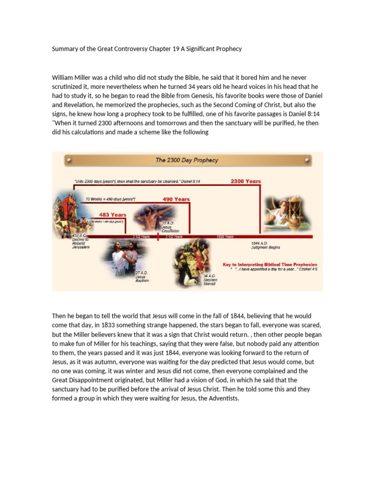 William Miller's 1844 Prophecy Explained | PDF | Religion & Spirituality