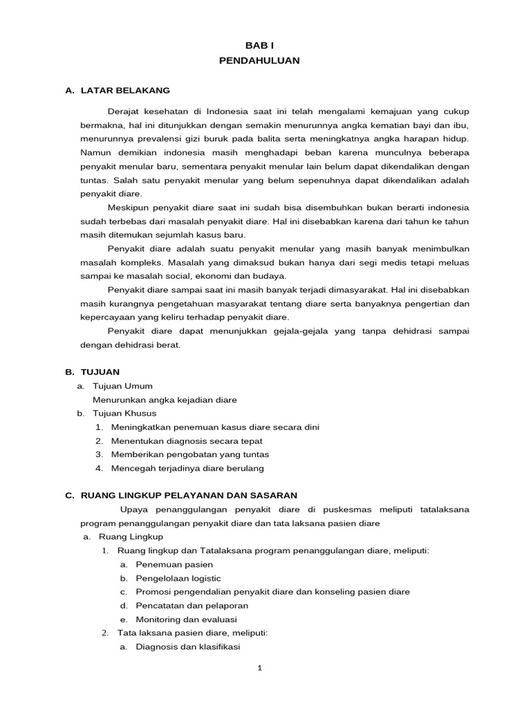 Pedoman Diare 2024 Finis | PDF