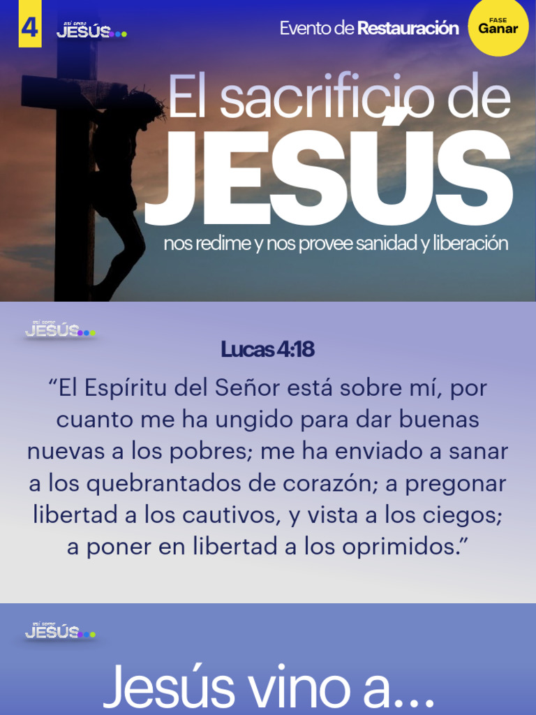 Jesús: Sanidad y Libertad Prometida | PDF | Jesús | Pecado