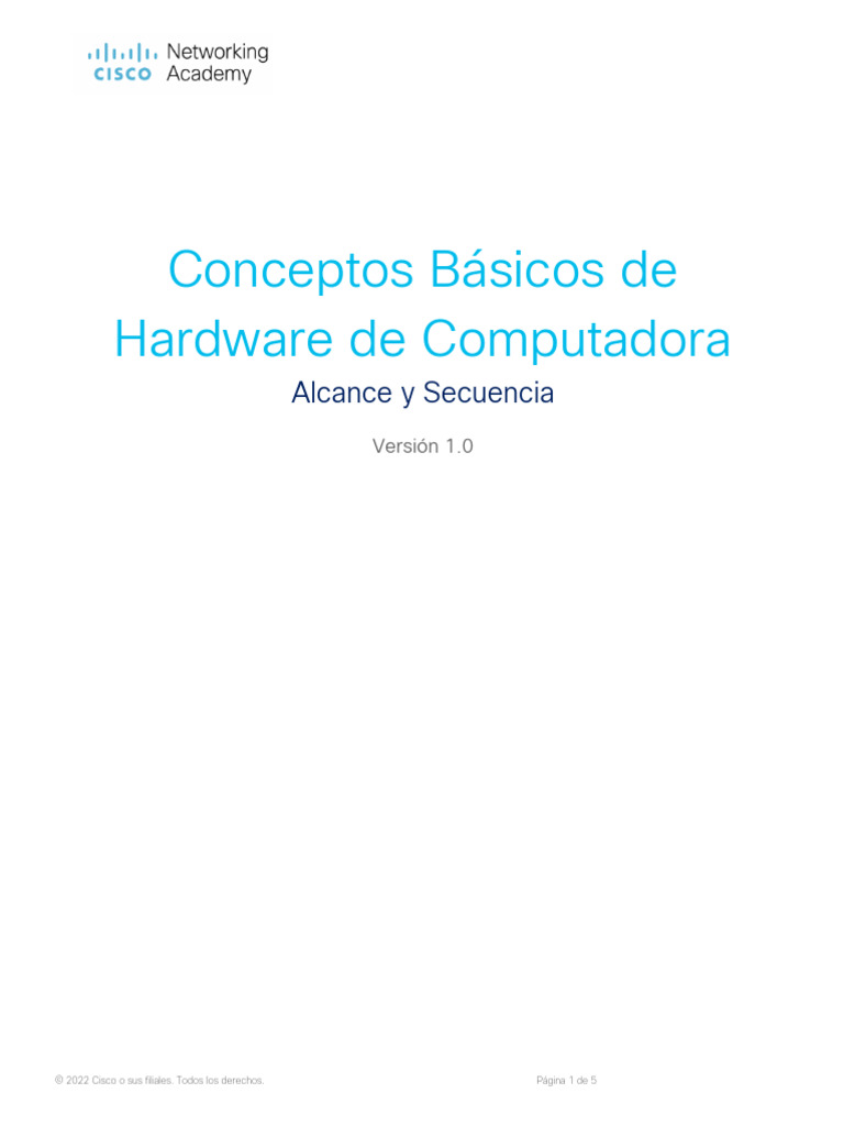 Spanish_Computer_Hardware_Basics_v1_0_Scope_and_Sequence 2 | PDF ... Spanish_Computer_Hardware_Basics_v1_0_Scope_and_Sequence 2 | PDF ...