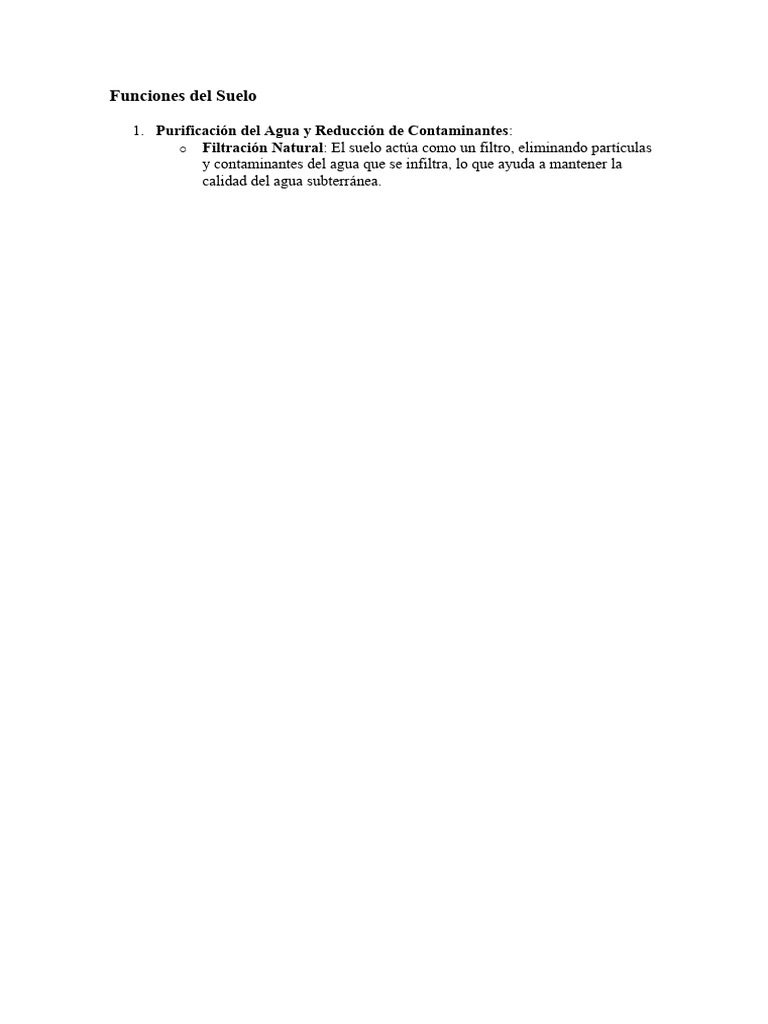 Funciones Del Suelo ............... | PDF