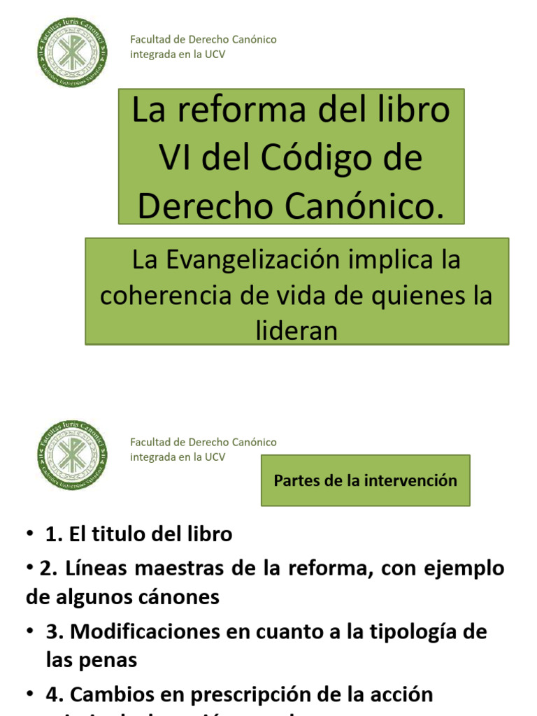 modificaciones-libro-VI_compressed | PDF | Castigos | obispo