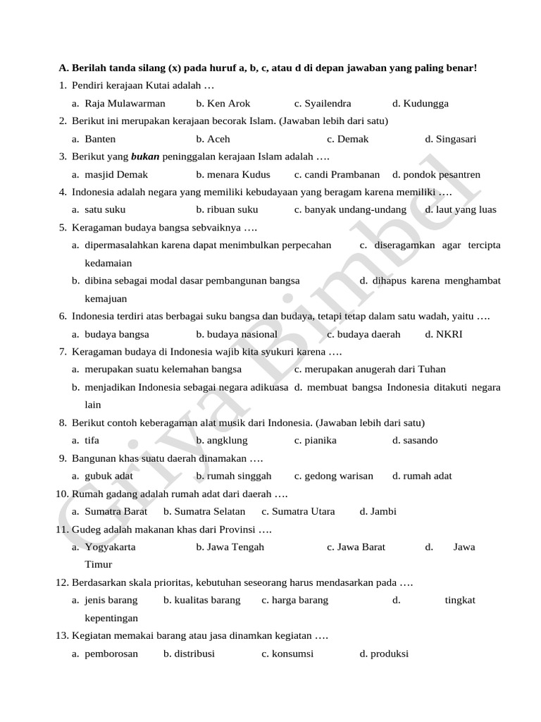 SAS IPAS Kelas 4 | PDF