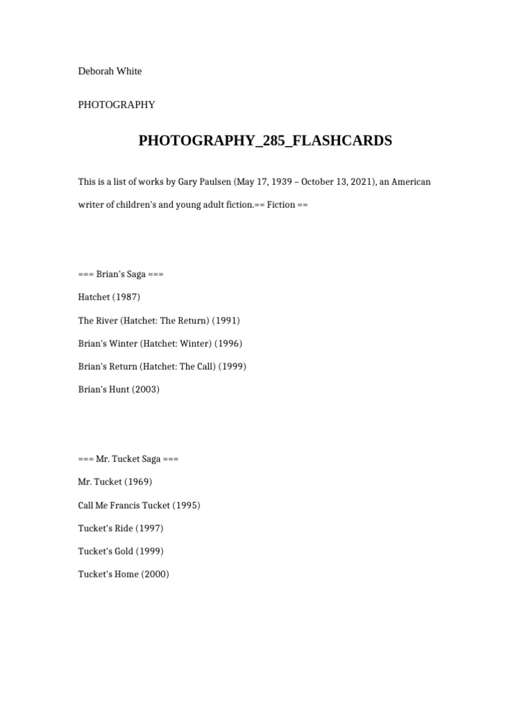 Photography 285 Flashcards | PDF | Art | Poetry