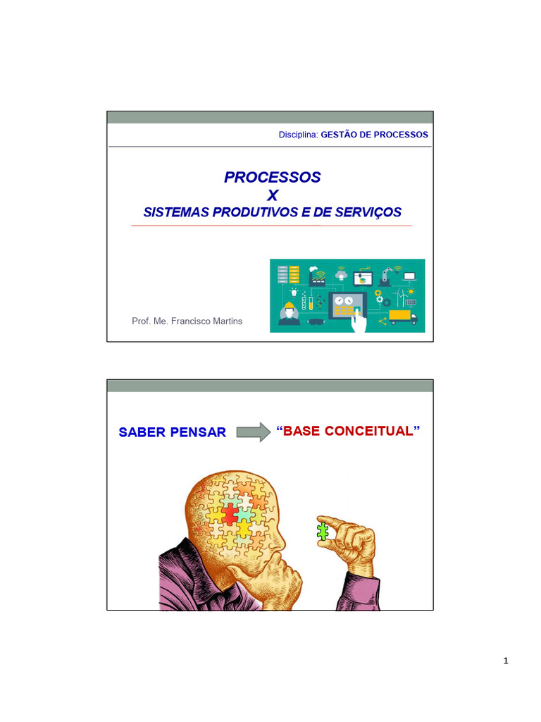 2 - GProc - Processos X Sistemas Produtivos e de Serviços | PDF ...