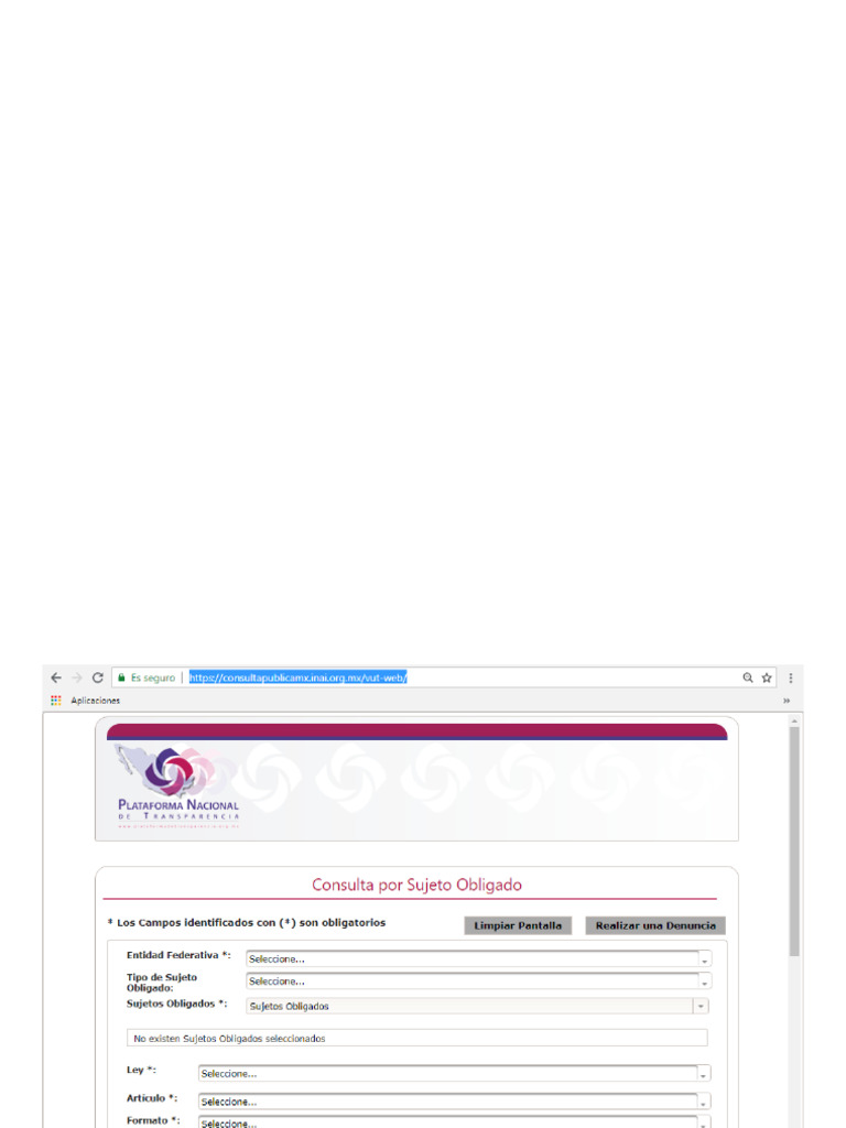 Guía de Acceso PNT | PDF
