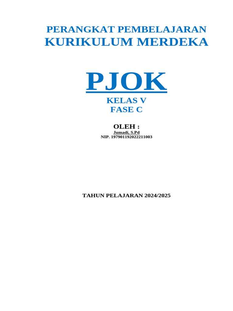 MA PJOK Kelas V (Bola Voli) Berdiferensiasi | PDF