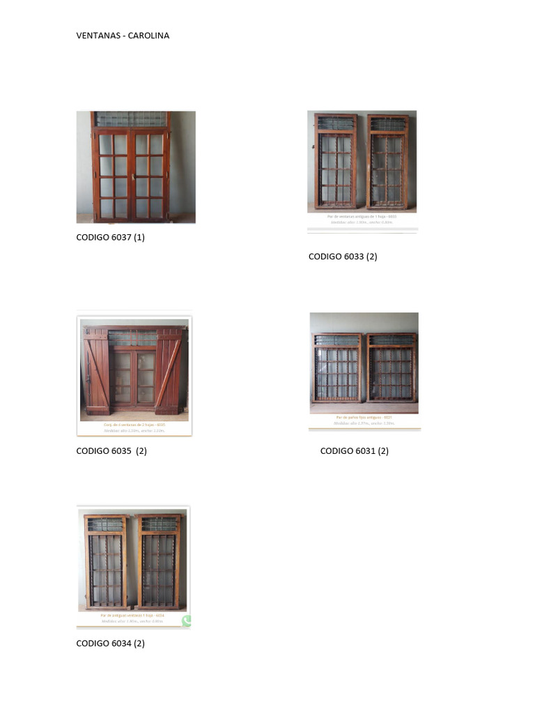 Ventanas Caro | PDF