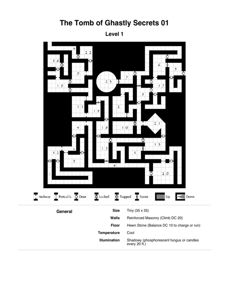 Tomb of Ghastly Secrets Overview | PDF