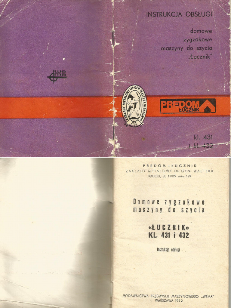 Lucznik 432 Sewing Machine | PDF