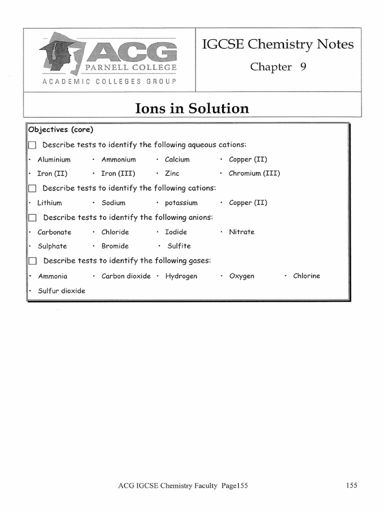 Answers Chapter 9 | PDF