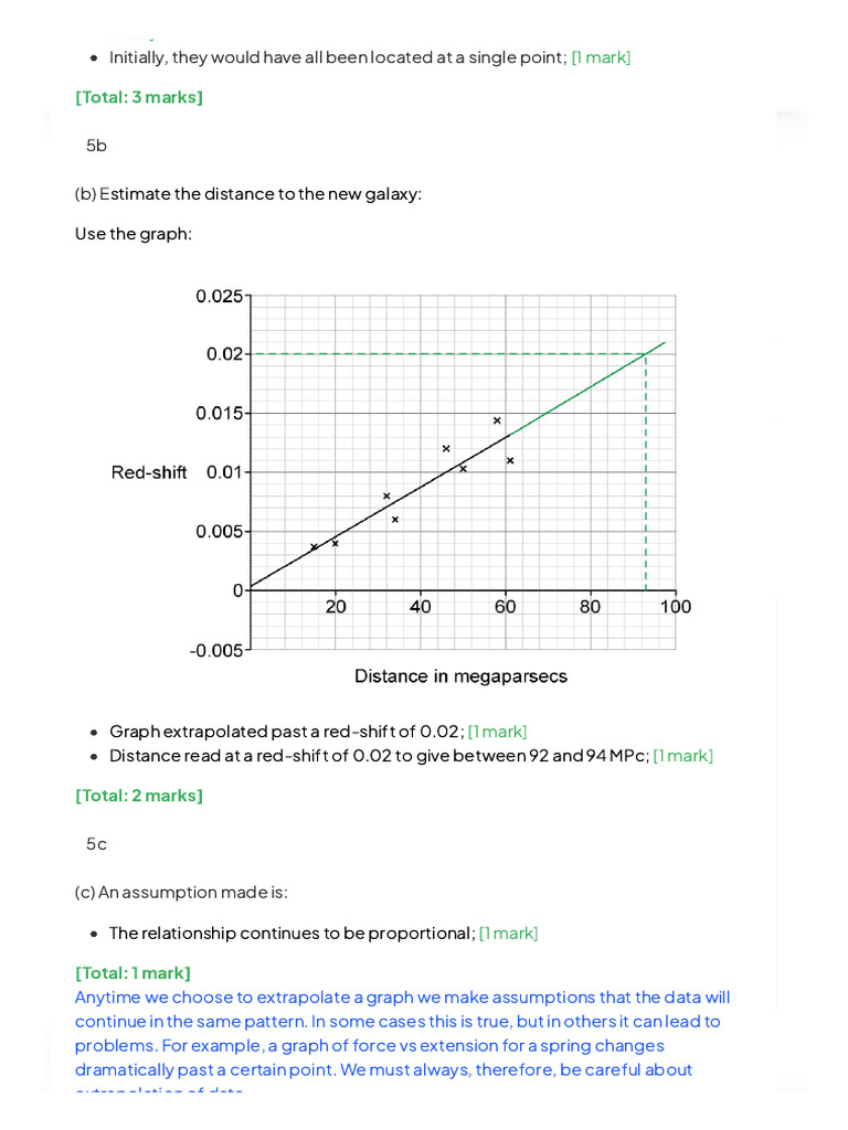 AQA GCSE Physics: Space Physics Questions | PDF | Teaching Methods ...
