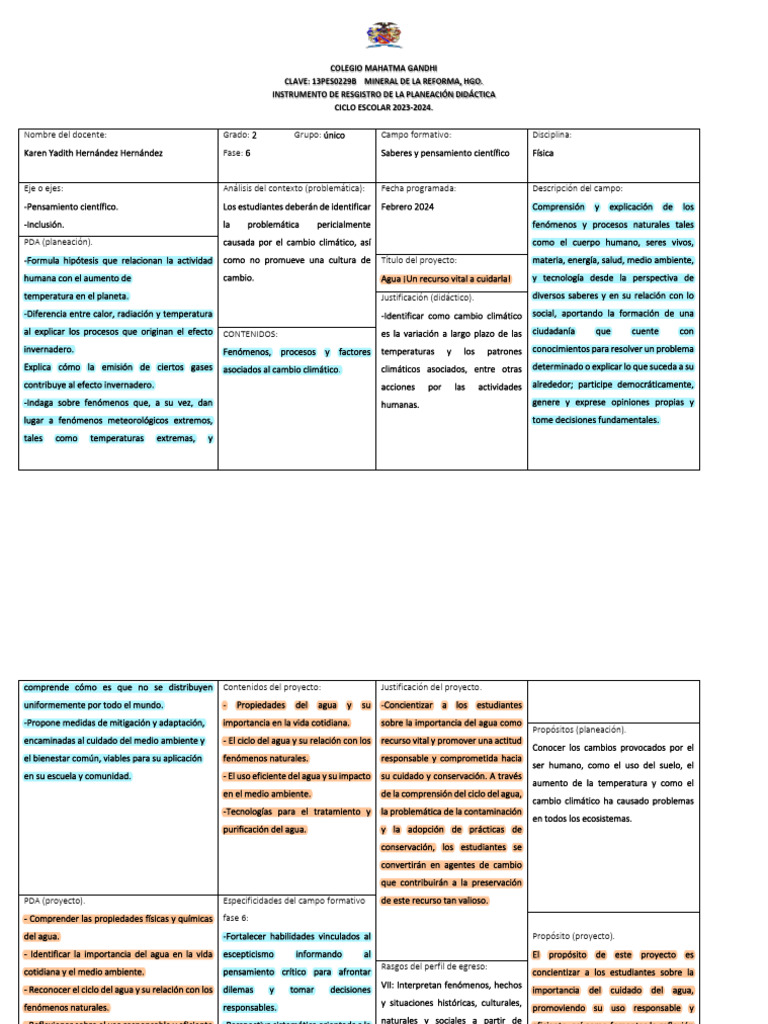 Fisica 1231 | PDF | Agua | Entorno natural
