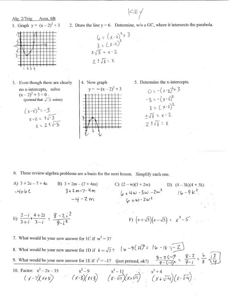 Lab 6B Answer Key | PDF