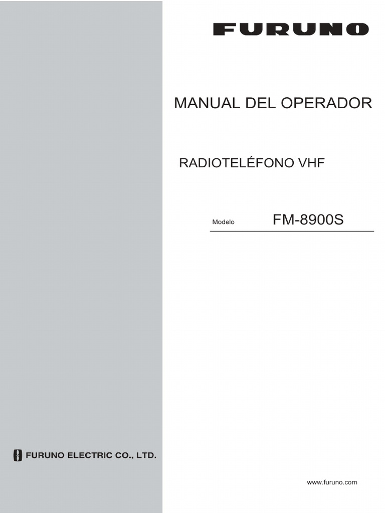 Furuno FM8900S | PDF | Pantalla de cristal líquido | Radio