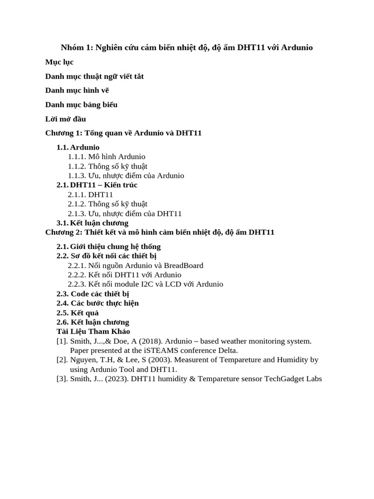 Đề Cương BTL - Nhóm 1 (Đề Tài 6) | PDF