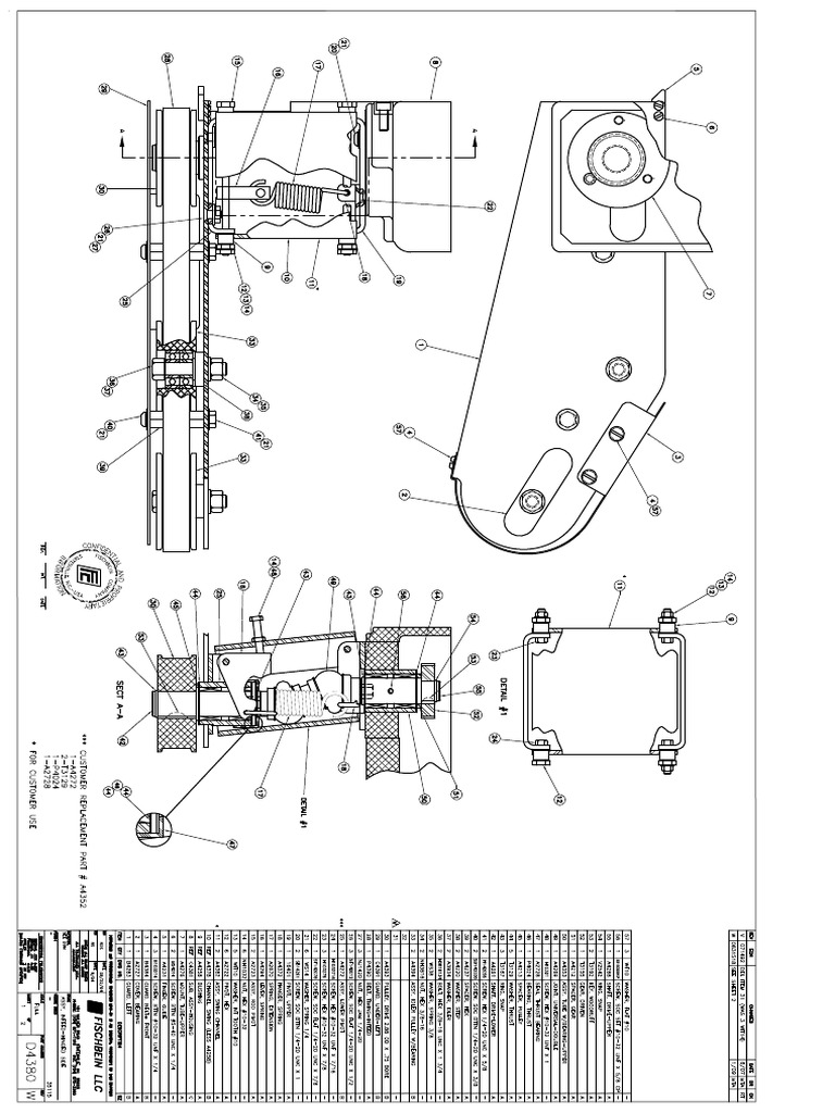 Fischbein D4380 Infeed Parts Diagram | PDF