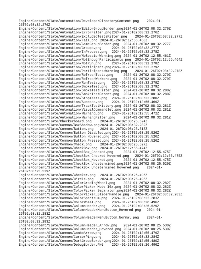 Manifest UFSFiles Win64 | PDF