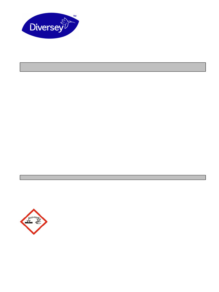 SDS Clax Hypo Conc | PDF | Agua | Corrosión