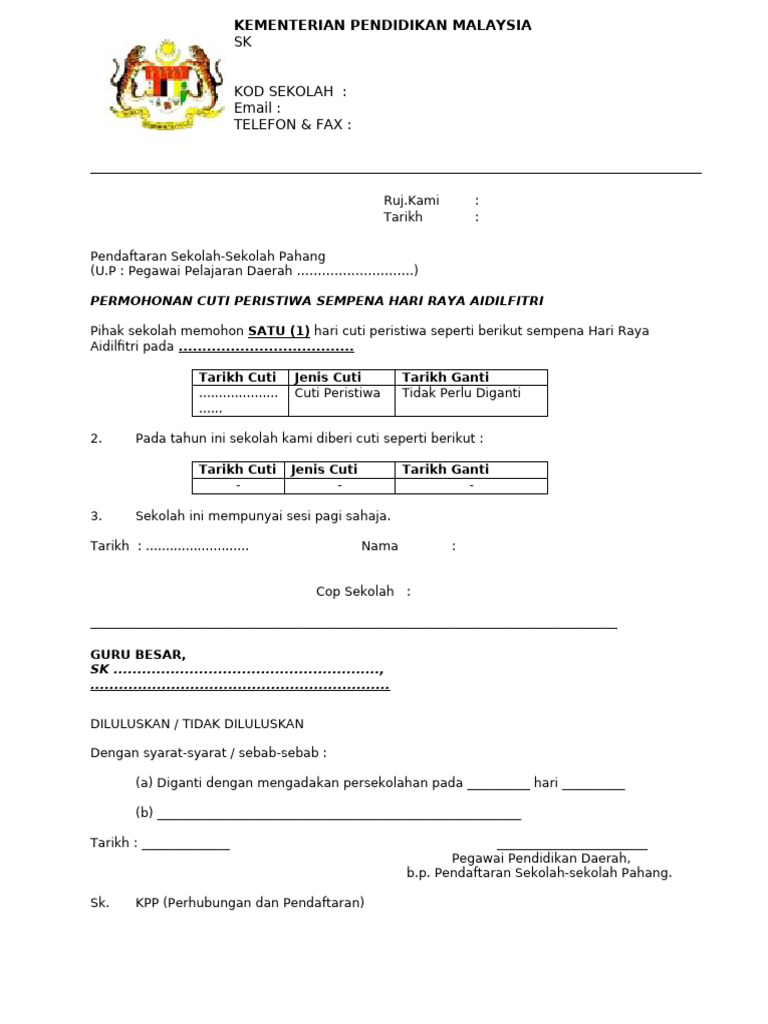 Cuti Peristiwa | PDF