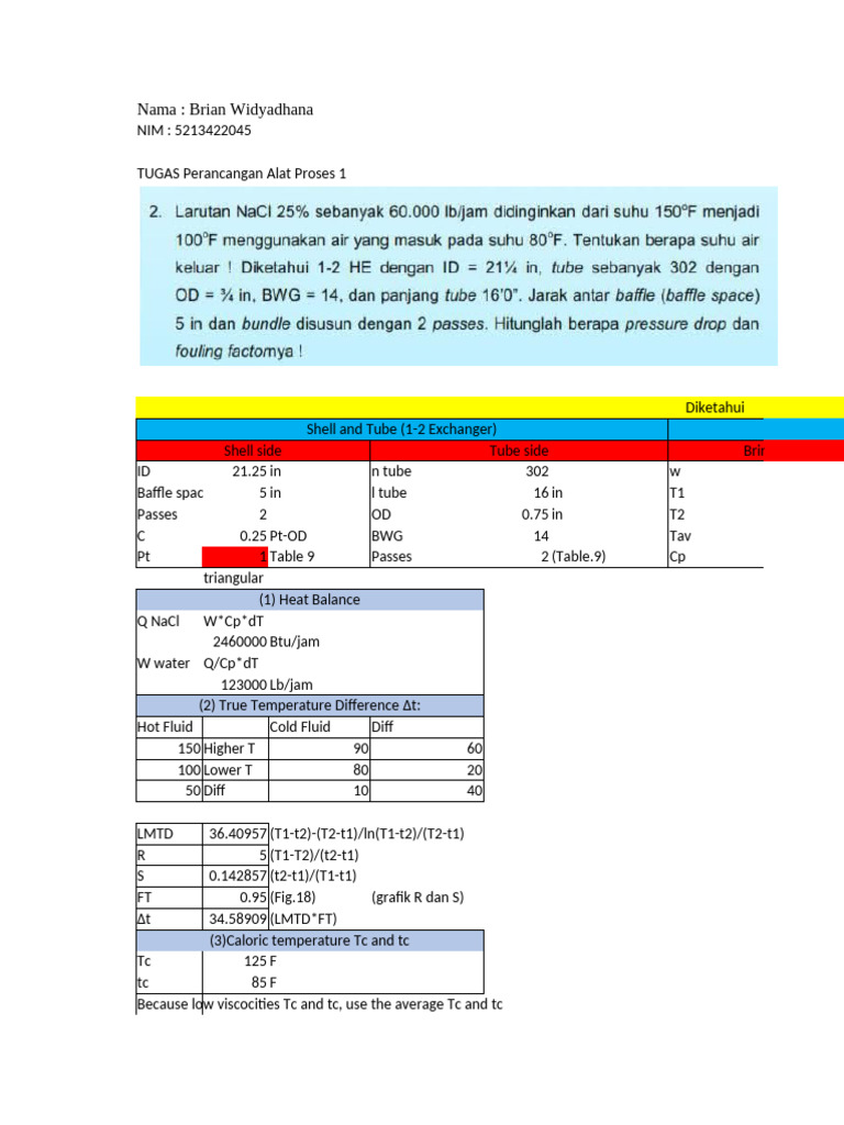 Brian Widyadhana - Tugas PAP 1 | PDF | Physical Quantities | Energy Technology