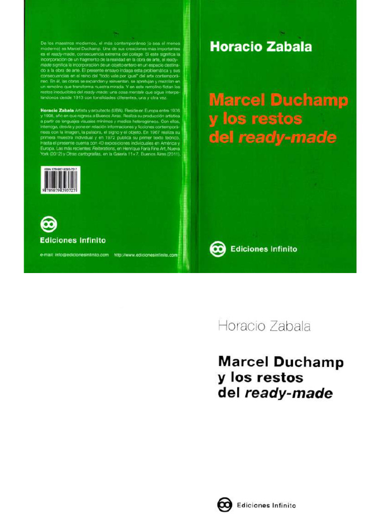 HORACIO ZABALA - Marcel Duchamp y Los Restos Del Ready-Made | PDF
