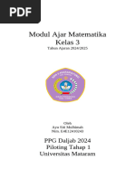 Modul Ajar Kelas 3 Menentukan Nilai Tempat Bilangan | PDF