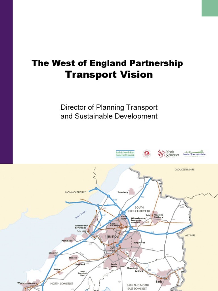 West of England Transport Vision 2026 | PDF | Bristol | Traffic Congestion