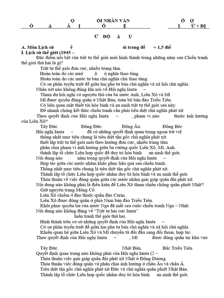 Cac de Luyen Thi | PDF